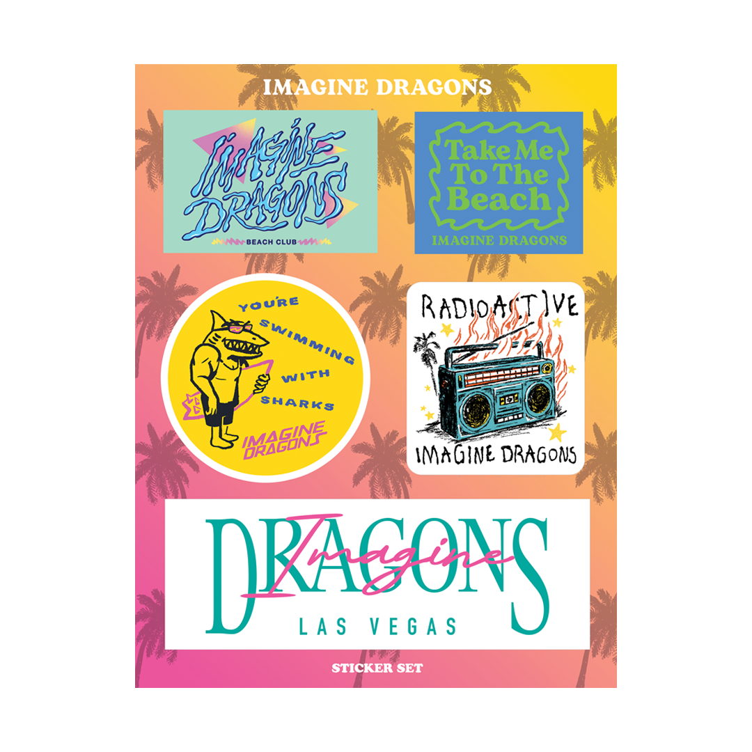Sticker Sheet - Imagine Dragons Official Store