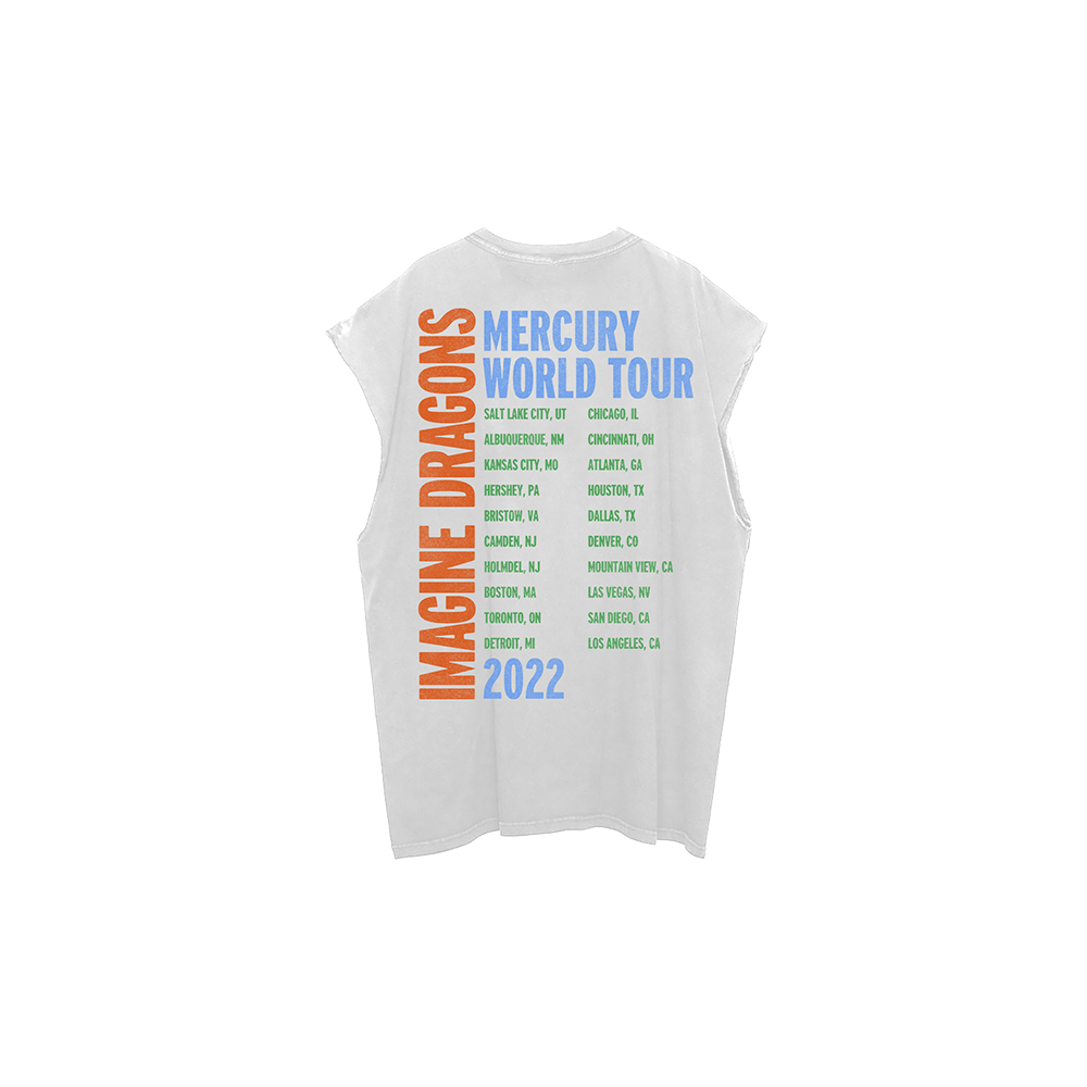 Mercury Tour Cartoon Muscle T Shirt Imagine Dragons Official Store